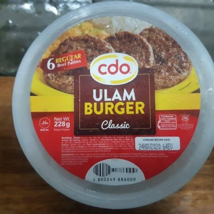 CDO Ulam Burger at 48.00 from City of Pasig. | LookingFour Buy & Sell ...