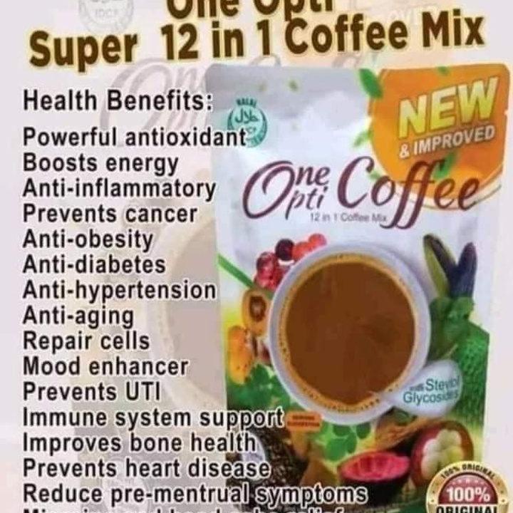 One Opti Coffee 12 in 1 mix at 230.00 from Quezon City. | LookingFour ...