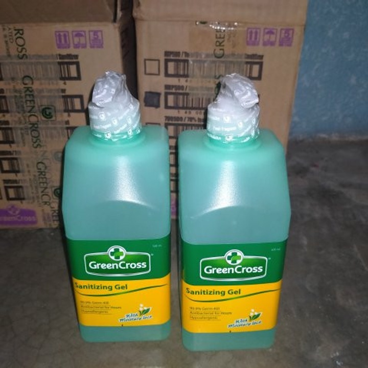 GreenCross Sanitizing Gel with pump 500ml 2 bottles at 500.00 from ...