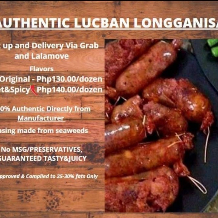 The Authentic Lucban Longanisa at 140.00 from Cavite. | LookingFour Buy ...