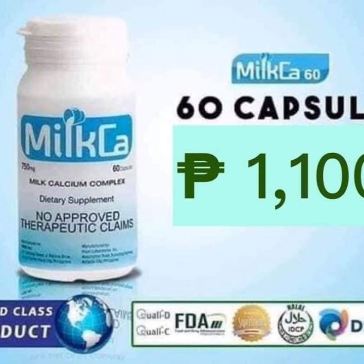Milkca 60 capsules from IFern at 1100.00 from Quezon City ...