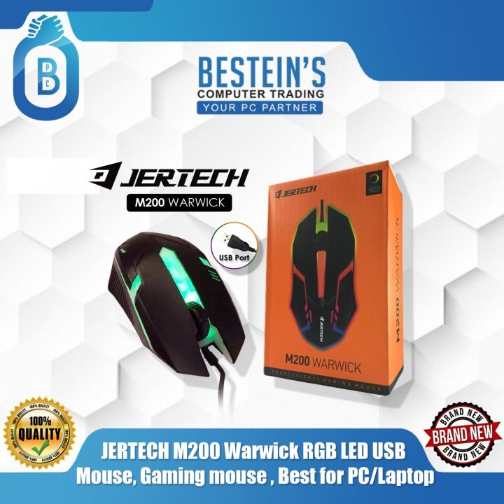 JERTECH M200 Warwick RGB LED USB Mouse, Gaming mouse , Best for PC ...