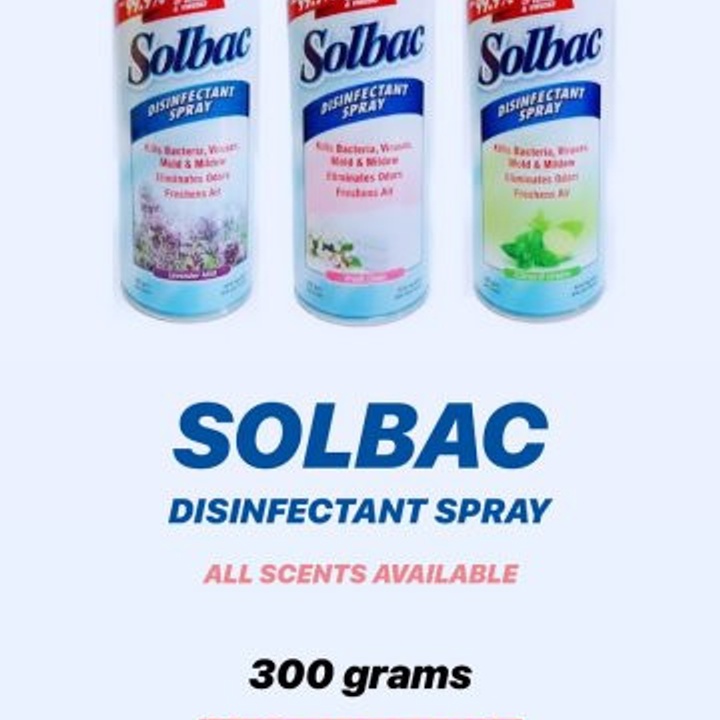 SOLBAC Disinfectant Spray at 100.00 from National Capital Region (NCR ...