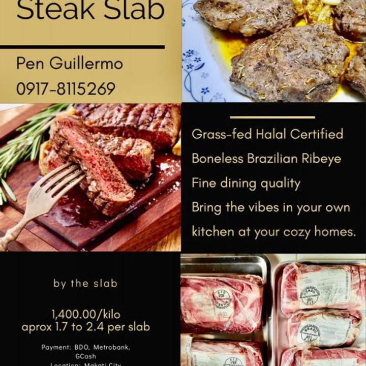 Ribeye Steak Slab at 100.00 from National Capital Region (NCR ...
