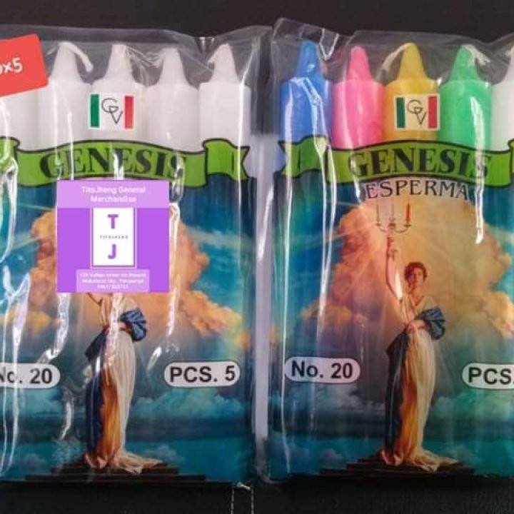 GENESIS CANDLES ESPERMA 20X5 at 105.00 from Pampanga. | LookingFour Buy ...