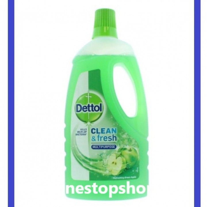 Dettol Clean & Fresh Green Apple Multi-purpose Cleaner 1L at 480.00 ...