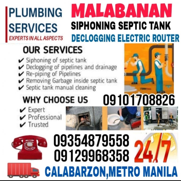 Expert declogging pipelines and sipsip septic tank at 4.00 from Laguna ...