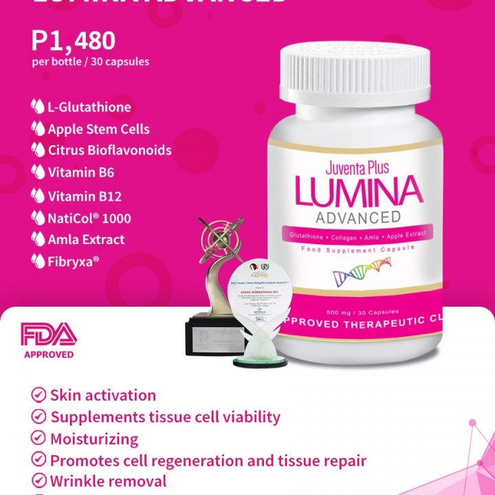 Juventa Plus Lumina Advanced (Glutathione) at 1480.00 from Laguna ...