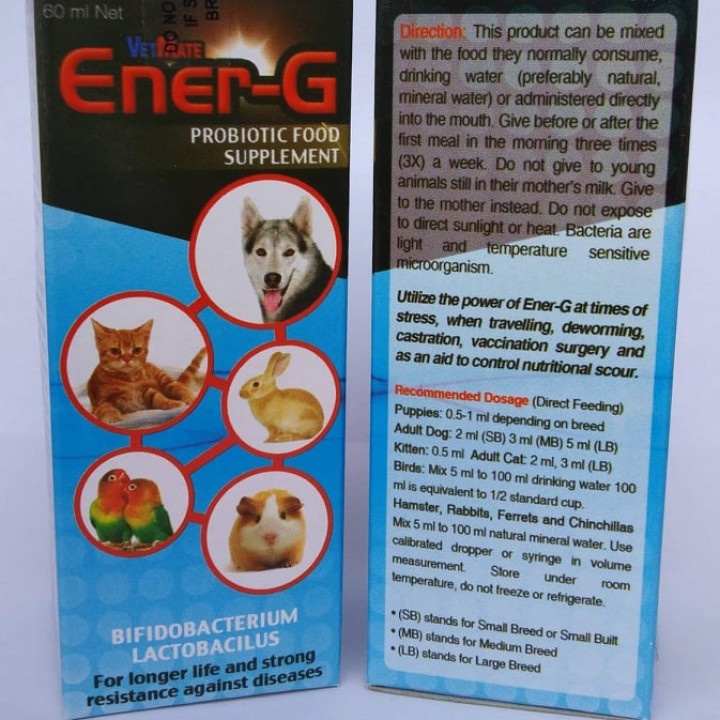 Ener-G 60ml - Probiotic Food Supplement at 220.00 from Laguna ...