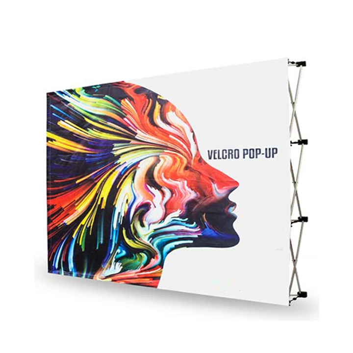 Backdrop Stand Pop Up Wall Velcro Retractable Type 7.5ft X 7.5ft at 1. ...