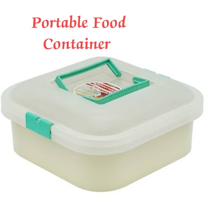 Portable Food Container w/ Lock & Handle at 115.00 from City of ...