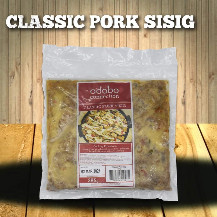 adobo connection classic pork sisig at 170.00 from City of Manila ...