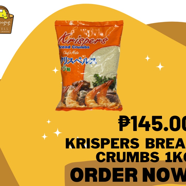 Krispers Bread Crumbs 1kg at 145.00 from Quezon City. | LookingFour Buy ...