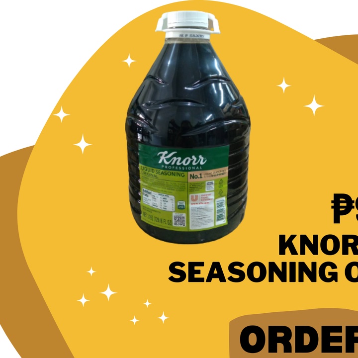 Knorr Liquid Seasoning Original 3.79L at 939.00 from Quezon City. | LookingFour Buy & Sell Online