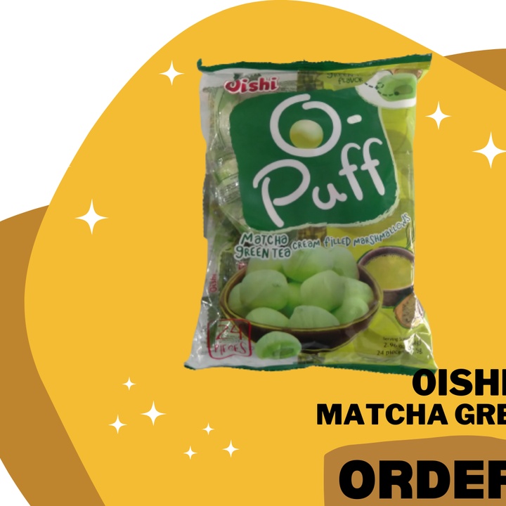 Oishi (O-Puff) Matcha Green Tea 84g at 27.00 from Quezon City ...