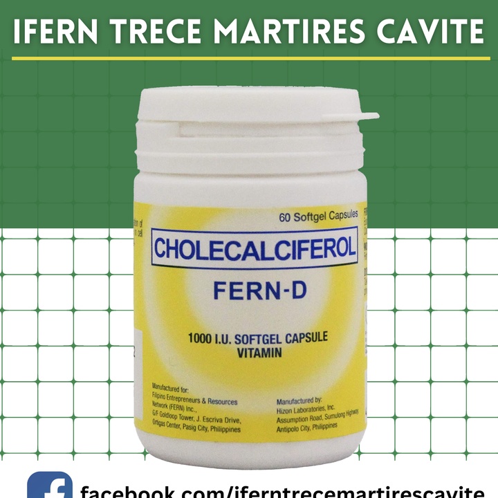 Fern-D 60s Vitamin D3 at 590.00 from City of Trece Martires (Capital ...