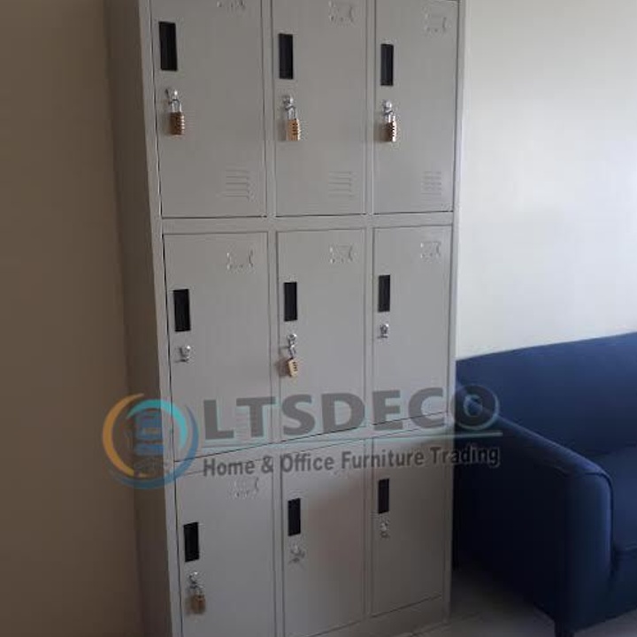 9 DOORS STEEL LOCKER OFFICE FURNITURE AND PARTITION at 1474.00 from ...