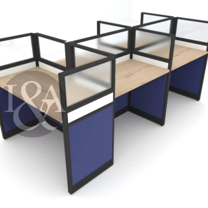 FISHBONE TYPE CUBICLE OFFICE PARTITION AND WORK STATIONS at 1549.00 ...