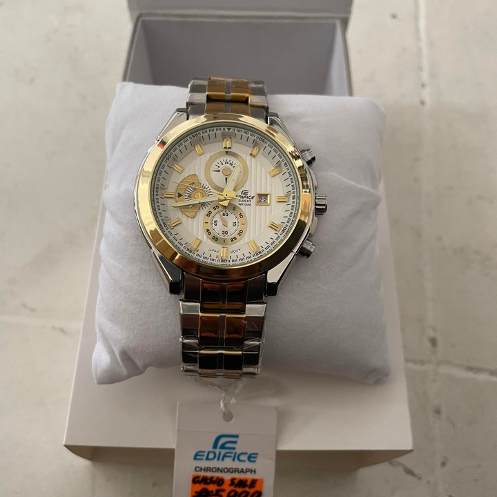 Casio Edifice Watch 2 Tones Silver & Gold at 4500.00 from City of ...
