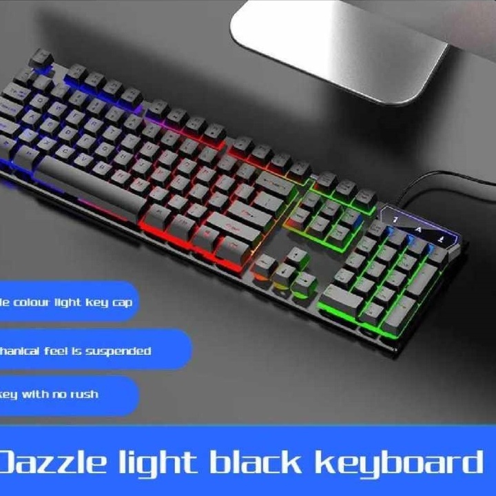 FIREWOLF K20 Rainbow LED Gaming Keyboard Multi-Media Online Exclusive ...