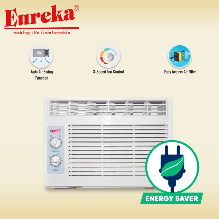Eureka Window Type Aircon Energy-efficient 0.6 HP EWA 0.6 HP at 7999.00 from Quezon City ...
