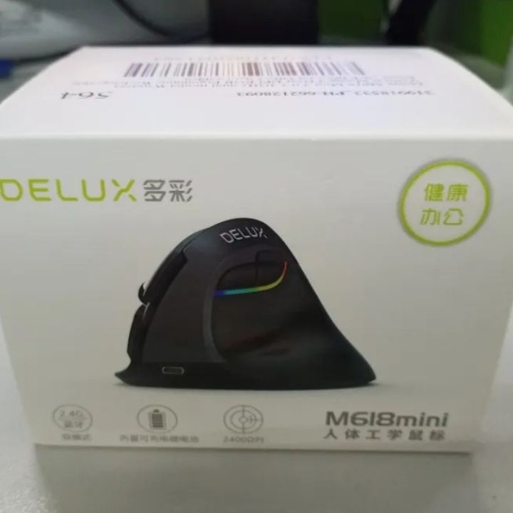 Delux M618C Wireless Vertical Mouse Ergonomic 6 Buttons at 999.00 from ...