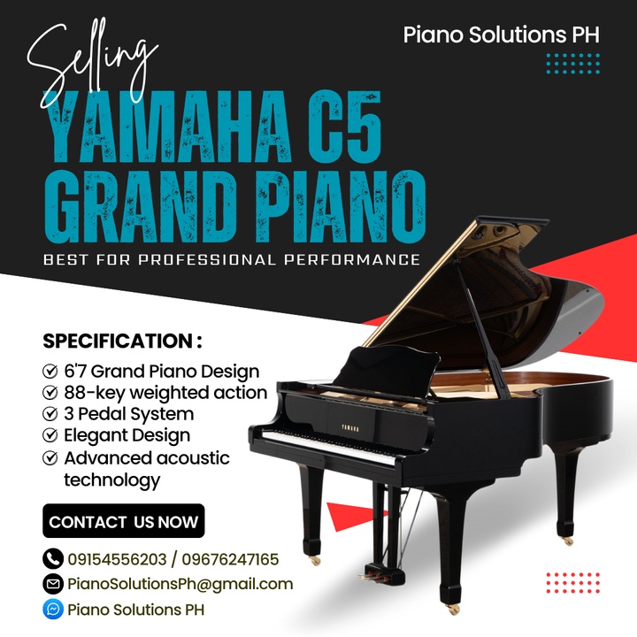Yamaha C5 Concert Grand Piano at 660000.00 from Quezon City ...