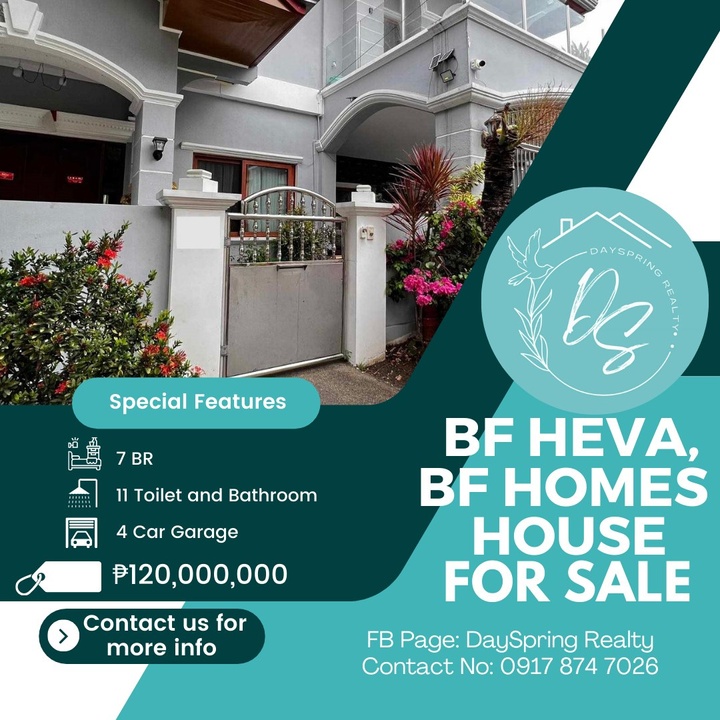 BF HEVA, BF Homes House for Sale with Swimming Pool 120M at 120000.00 ...