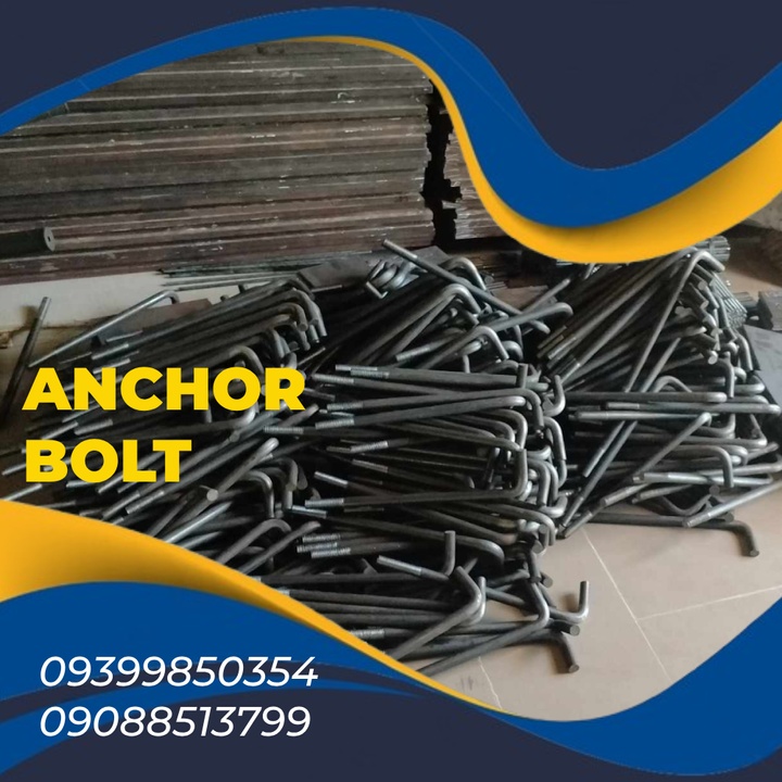 Anchor Bolt| Round Bar | MS Plate | RSC Pipe | Shafting | Swivel Clamp | PVC Pipes | 9 at 599.00 ...