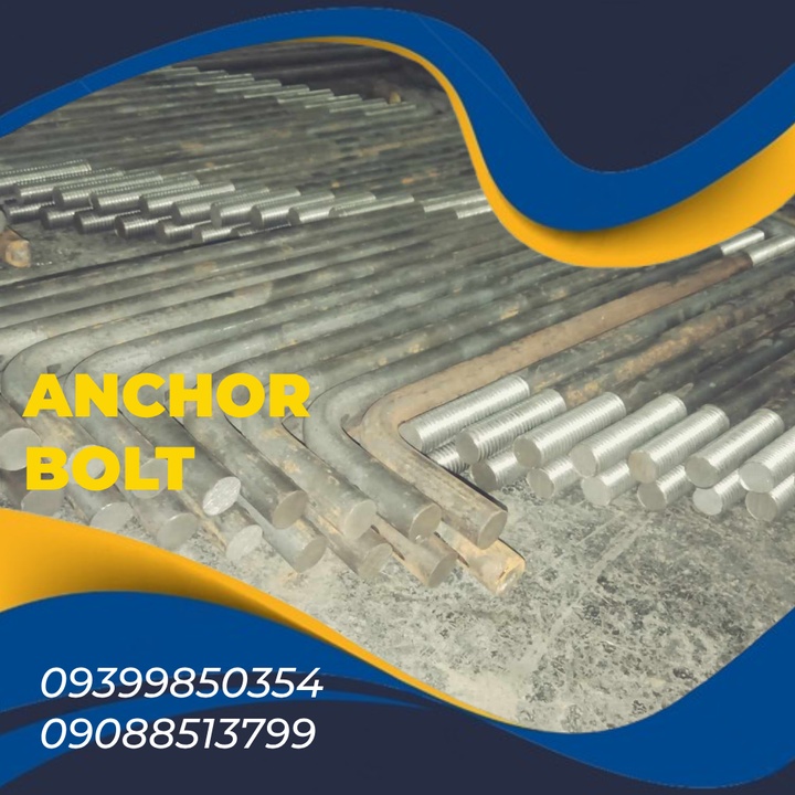 Anchor Bolt| Round Bar | MS Plate | RSC Pipe | Shafting | Swivel Clamp | Plywood | 16 at 265.00 ...