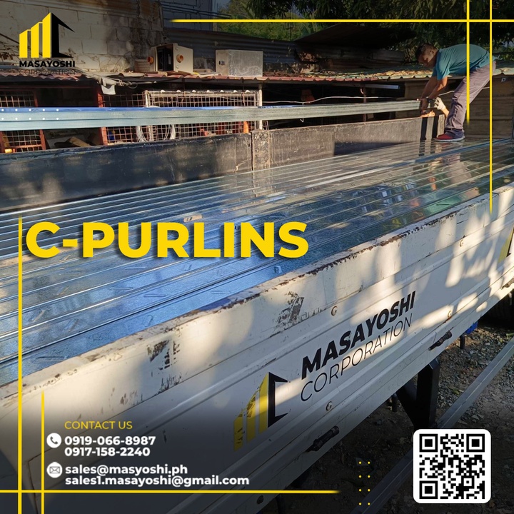 C-Purlins| Round Bar | MS Plate | RSC Pipe | Shafting | Swivel Clamp | Plywood | 6 at 258.00 ...