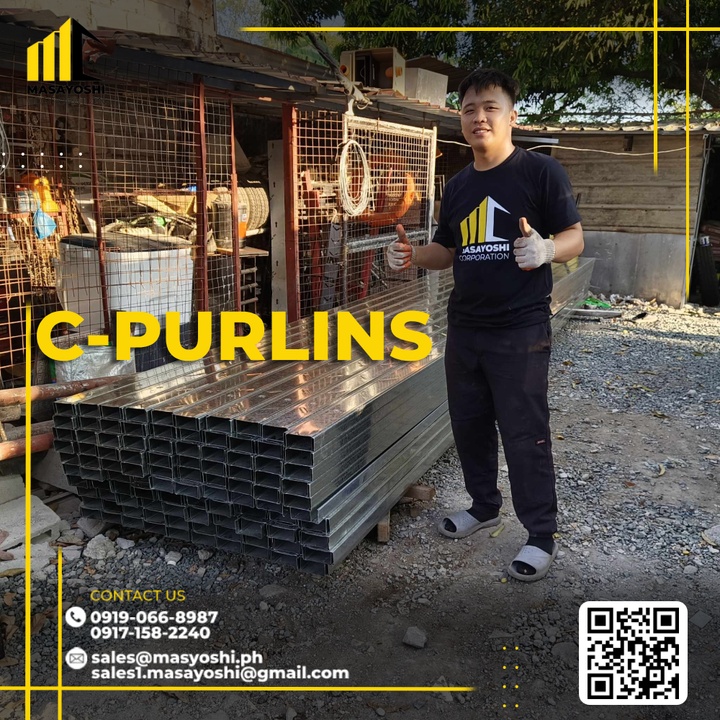 C-Purlins| Round Bar | MS Plate | RSC Pipe | Shafting | Swivel Clamp | Plywood | 10 at 265.00 ...