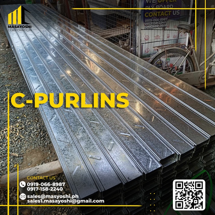 C-Purlins| Round Bar | MS Plate | RSC Pipe | Shafting | Swivel Clamp | Plywood | 11 at 356.00 ...