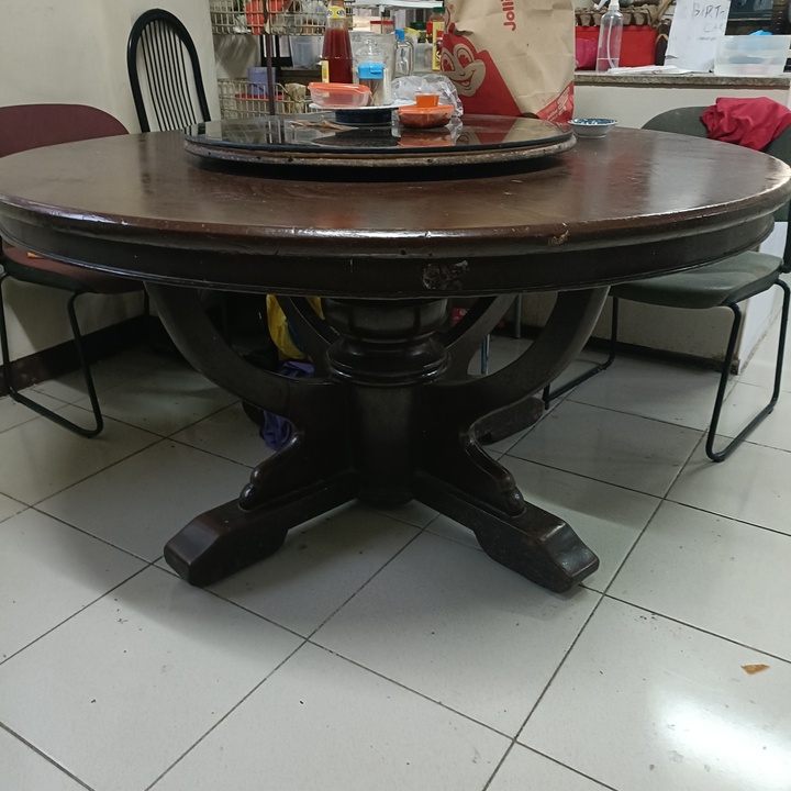 Antique Narra round table at 100000.00 from Consolacion, Cebu ...