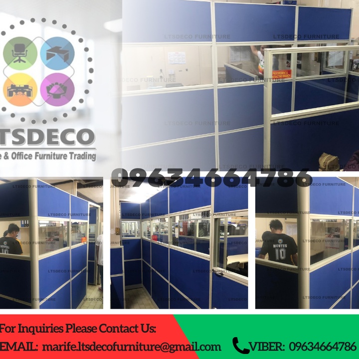 WALL PANEL HIGH DIVIDER | FLOOR TO CEILING OFFICE PARTITIONS FURNITURE ...