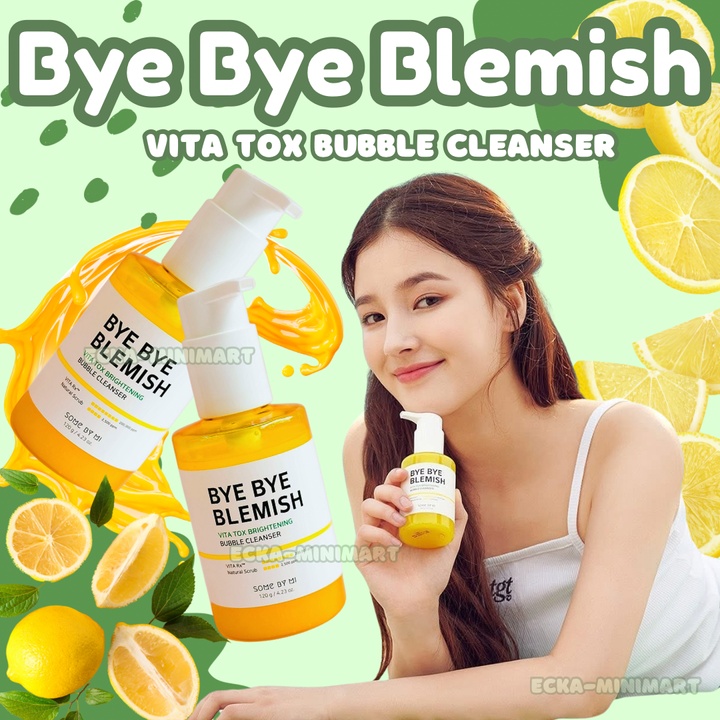 BYE BYE BLEMISH SOME BY MI VITA TOX BRIGHTENING BUBBLE CLEANSER REFRESHING at 450.00 from Quezon ...