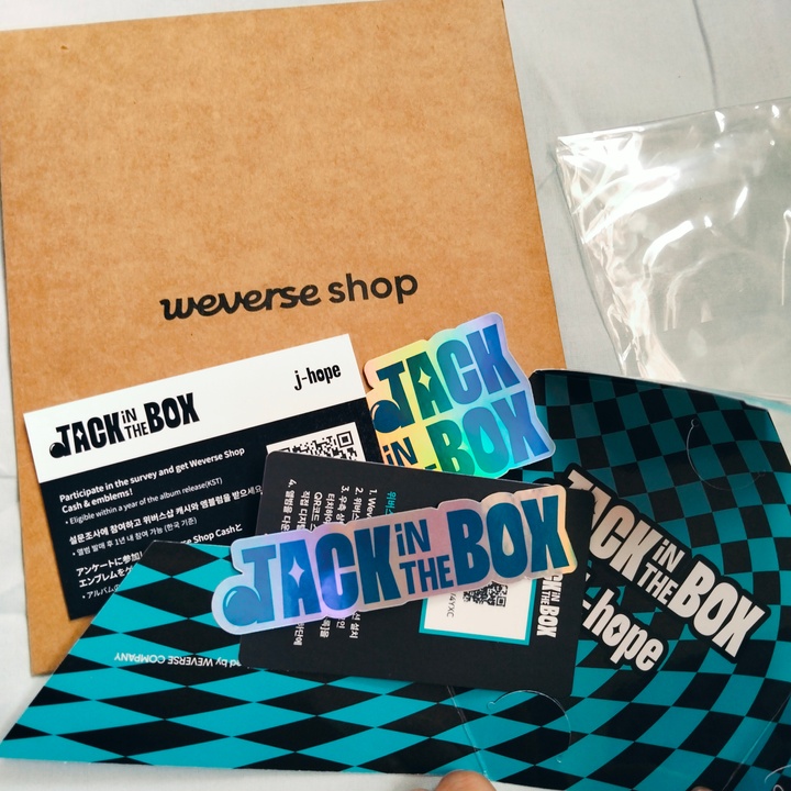 BTS j-hope's Jack-in-the-box Album Weverse Version at 600.00 from City of Imus, Cavite ...