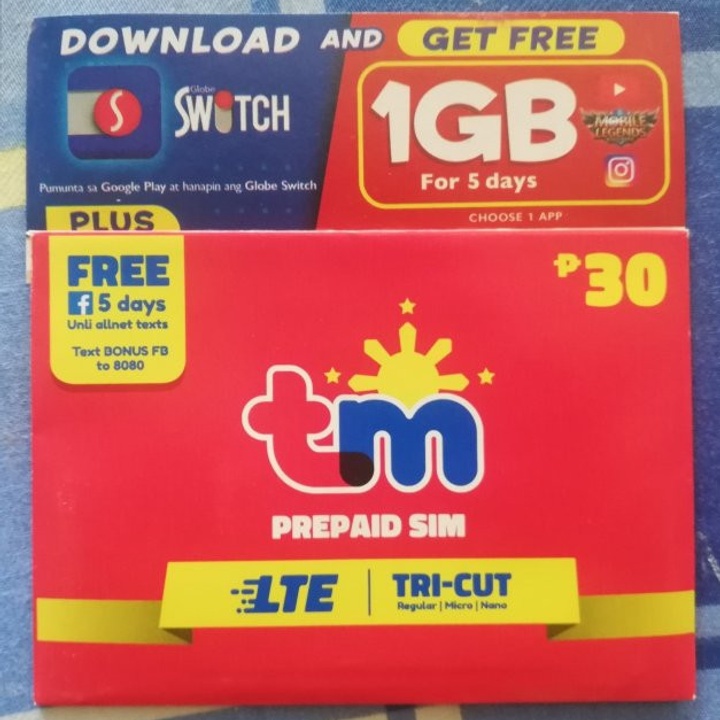 TM Prepaid Sim at 25.00 from Palawan. | LookingFour Buy & Sell Online